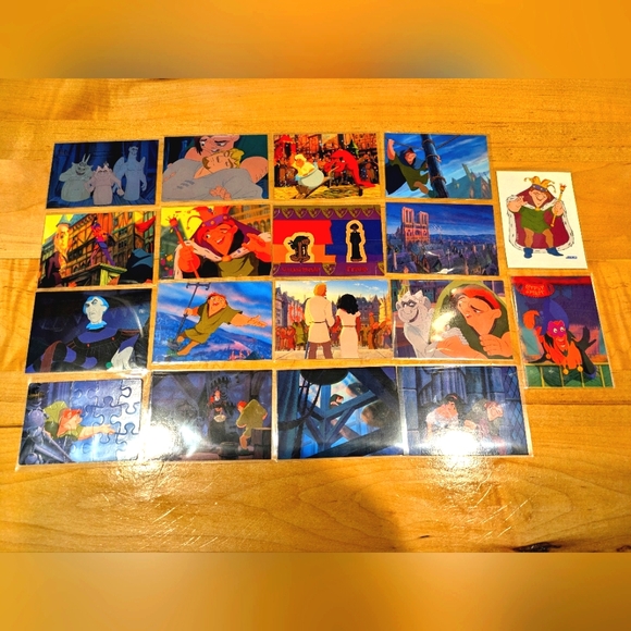Disney | Toys | Disney Hunchback Of Notre Dame 8 Trading Cards Lot 1996 ...